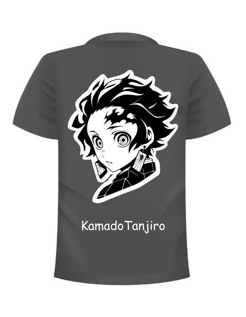 Kamado Tanjiro Anime T-shirt Design | Demon Slayer Digital Download ...