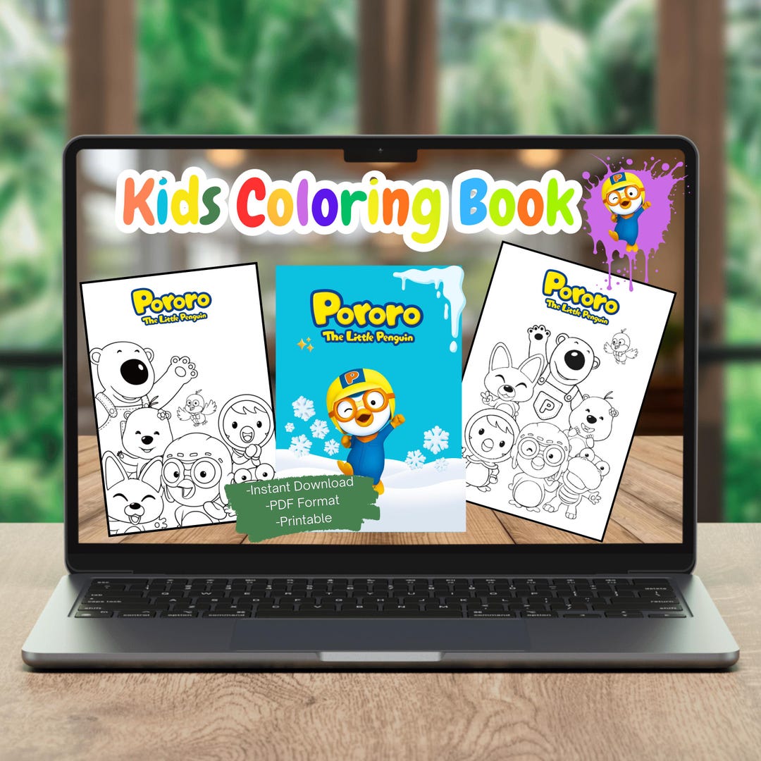 Kids Coloring Book Printable | Fun & Educational Digital Download ...