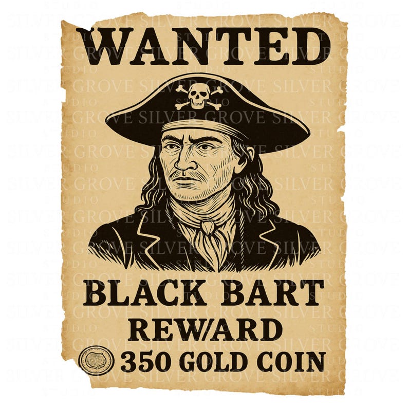 Pirate Wanted Poster Bundle: Themed Party Decor (digital Download ...