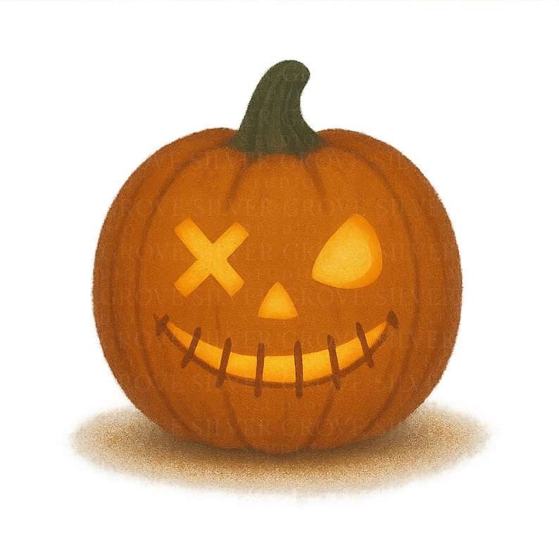 Jack O Lantern Clipart Set, 14 Halloween Pumpkin Faces Pngs, Carved ...