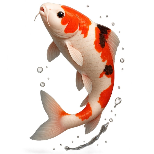 Gold Koi Fish Canvas - Etsy UK