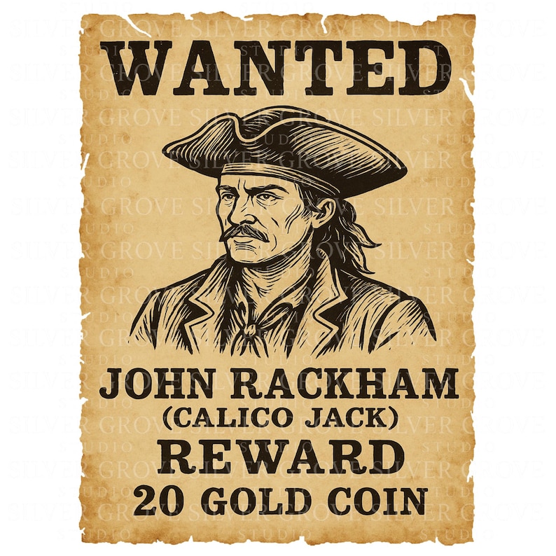 Pirate Wanted Poster Bundle: Themed Party Decor (digital Download ...