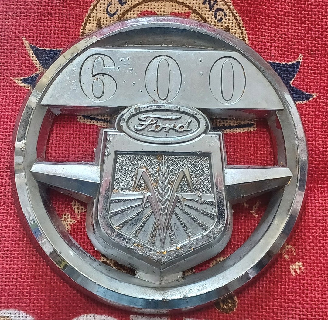 Ford Tractor 600 Series Hood Ornament Emblem Decal Badge Grill Truck ...