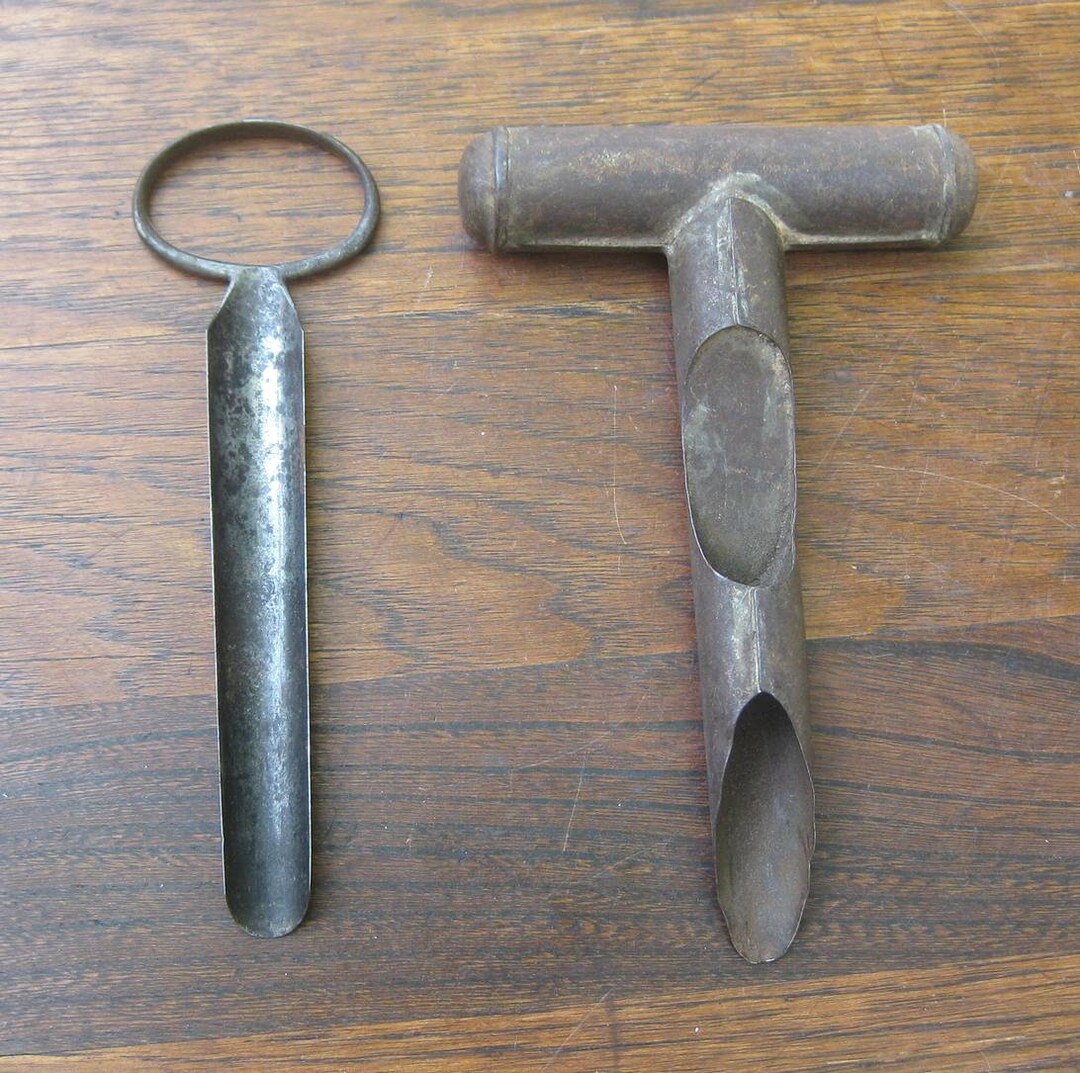 2 Antique Cheese Triers Samplers Trier Sampler Tester Taster Home ...