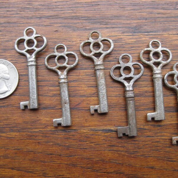 Antique Hollow Barrel Skeleton Key - Etsy