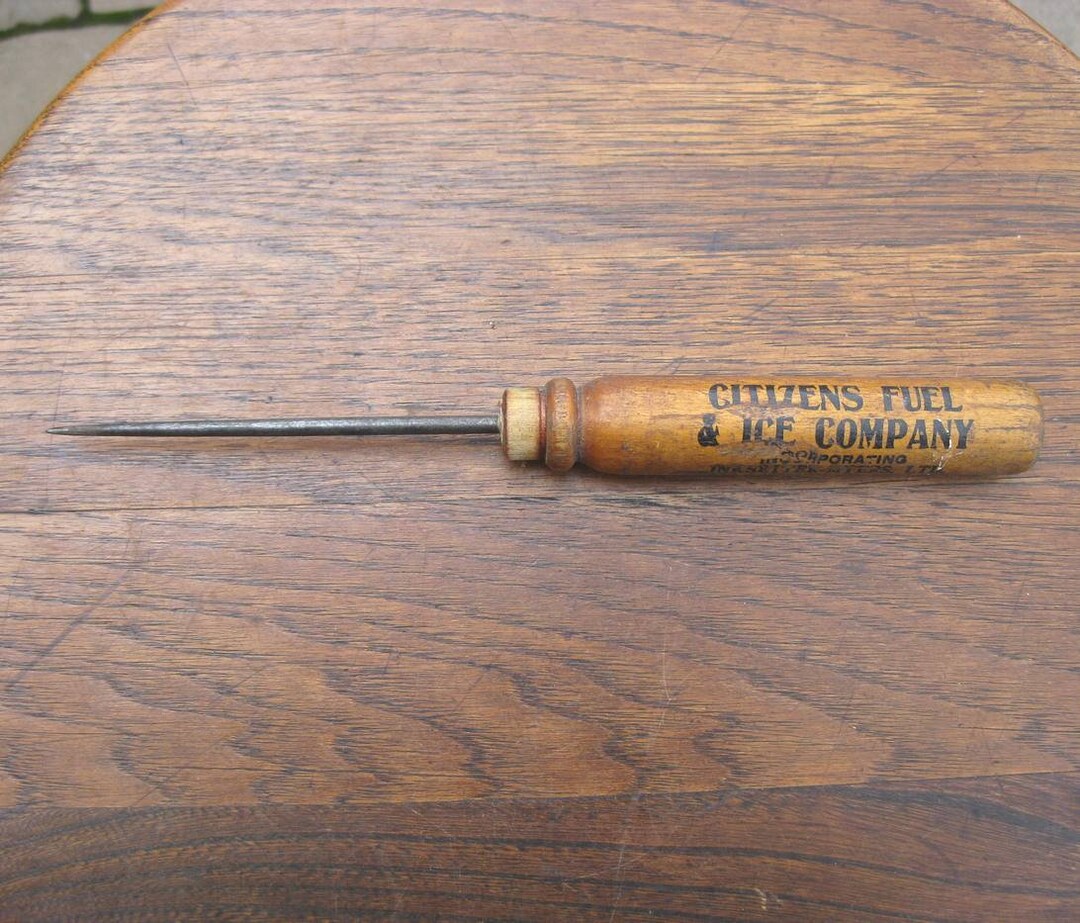 Antique Ice Pick Hamilton Ontario Citizens Fuel & Ice Co - Etsy