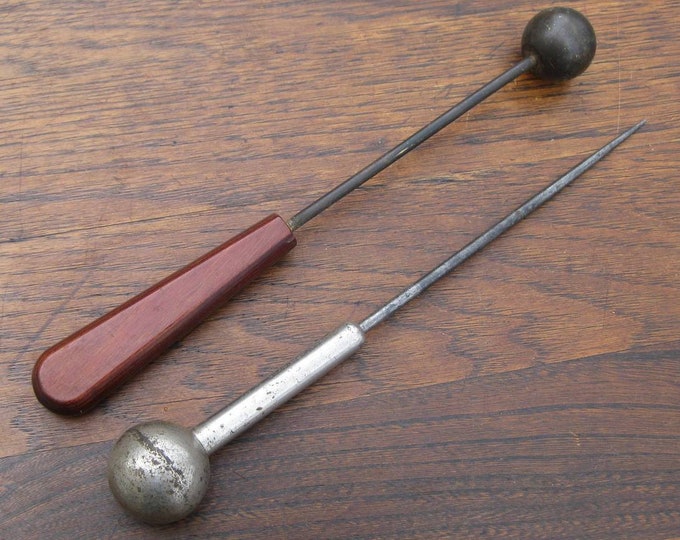 Vintage Spring Loaded Ice Pick and Ice Knocker Crusher Breaker Country ...