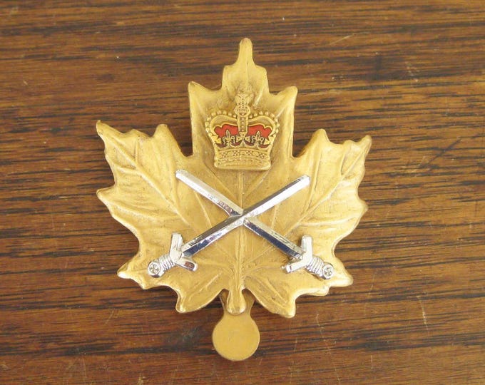 Canadian Infantry Ground Armed Forces Cadet Instructor Leader Cap Badge ...