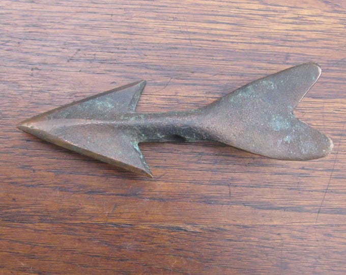 Inuit Eskimo Native Bronze Fur Trade Harpoon Head for Seal Hunting ...