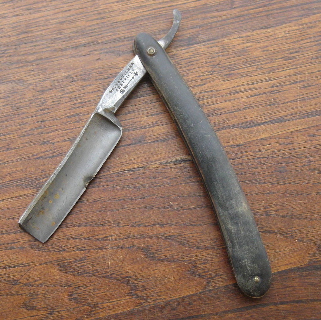 Wade Butcher Straight Razor Vintage Cut Throat Razor Sheffield England ...