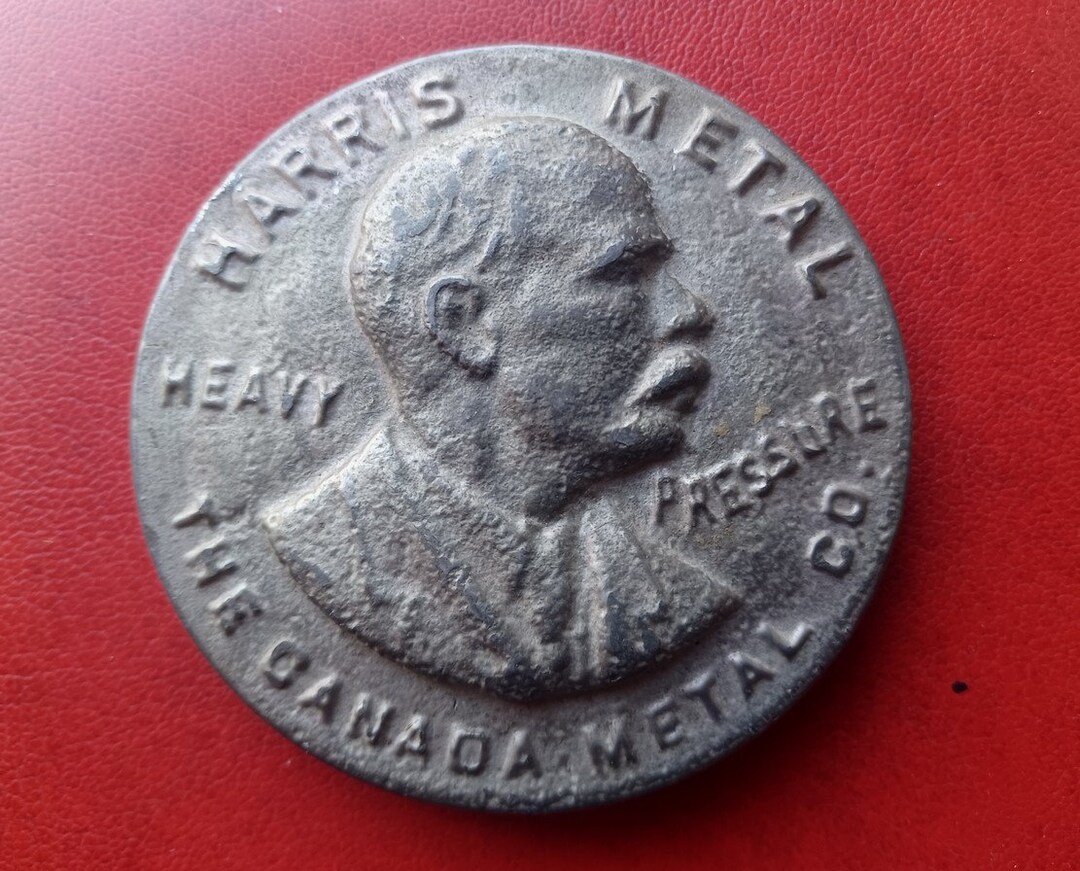 Harris Metal Advertising Paperweight the Canada Metal Co. Heavy ...