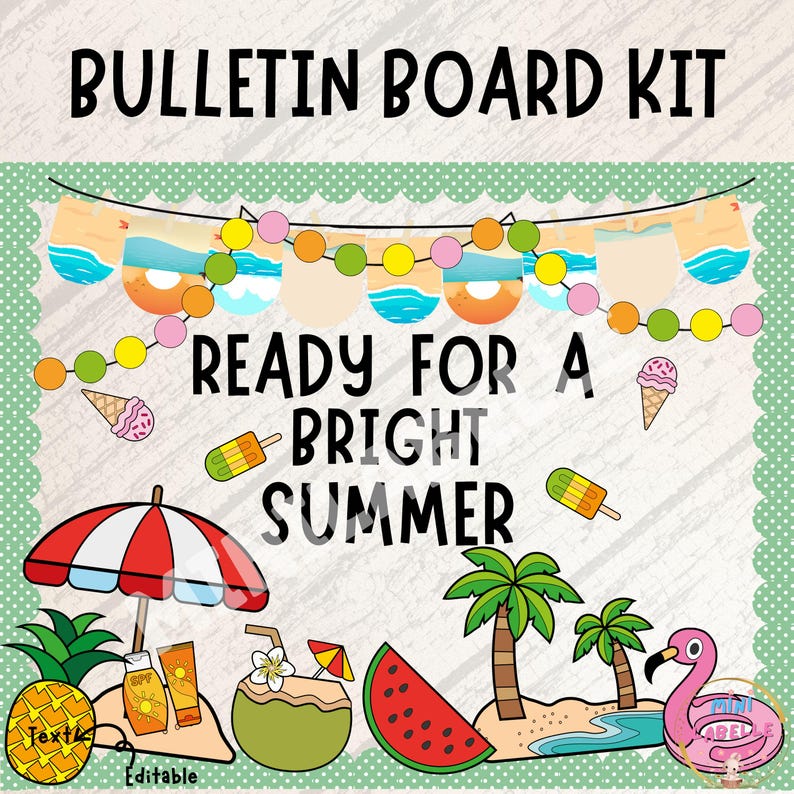 Summer Bulletin Board Kit | Classroom Door Decor | May Decor | End of ...