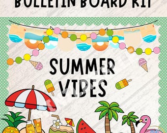 Summer Bulletin Board Kit | Classroom Door Decor | May Decor | End of ...