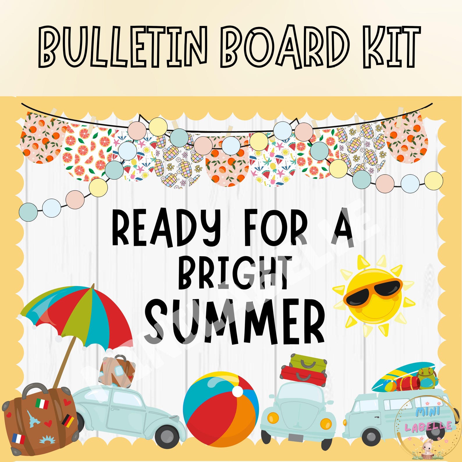 Summer Bulletin Board Kit | Classroom Door Decor | May Decor | End of ...