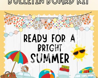Summer Vibes Bulletin Board Kit: End of Year Classroom Decor (printable ...