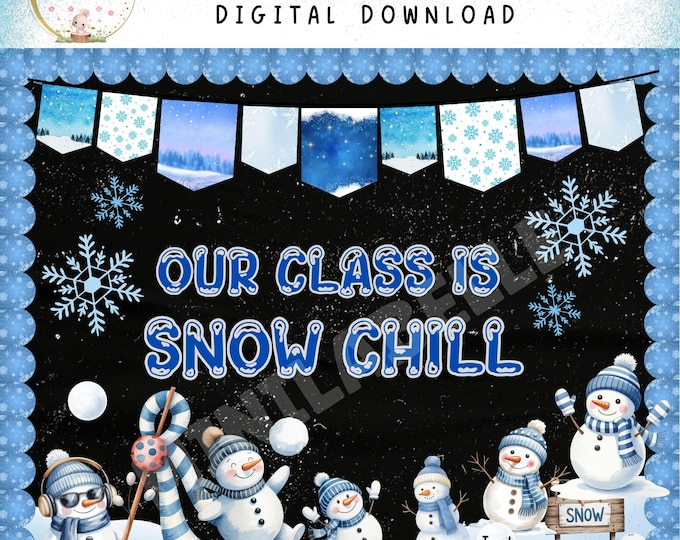 Winter Bulletin Board Kit | Classroom Decor | January Classroom Decor ...