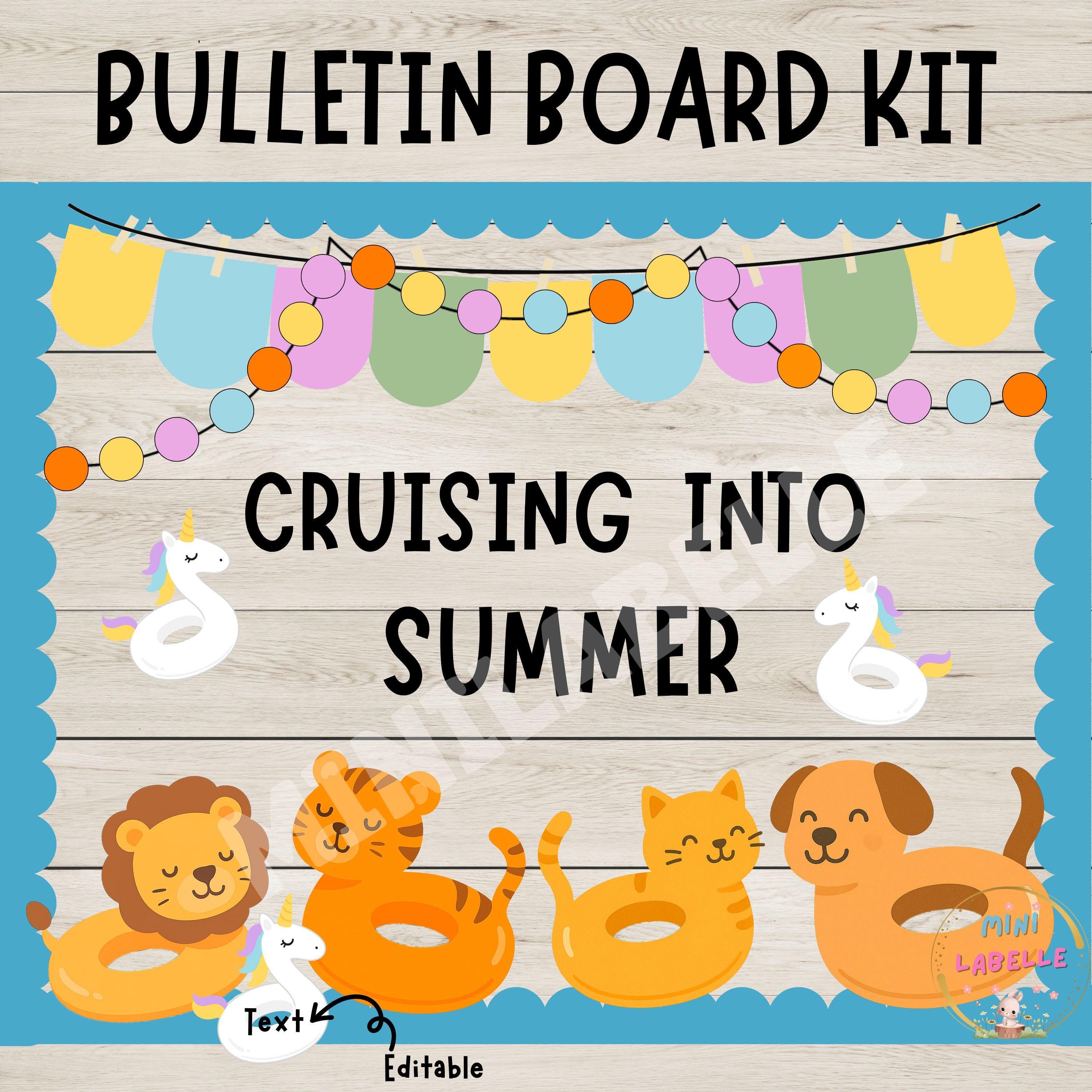 Summer Bulletin Board Kit: Classroom Decor (printable) - Etsy