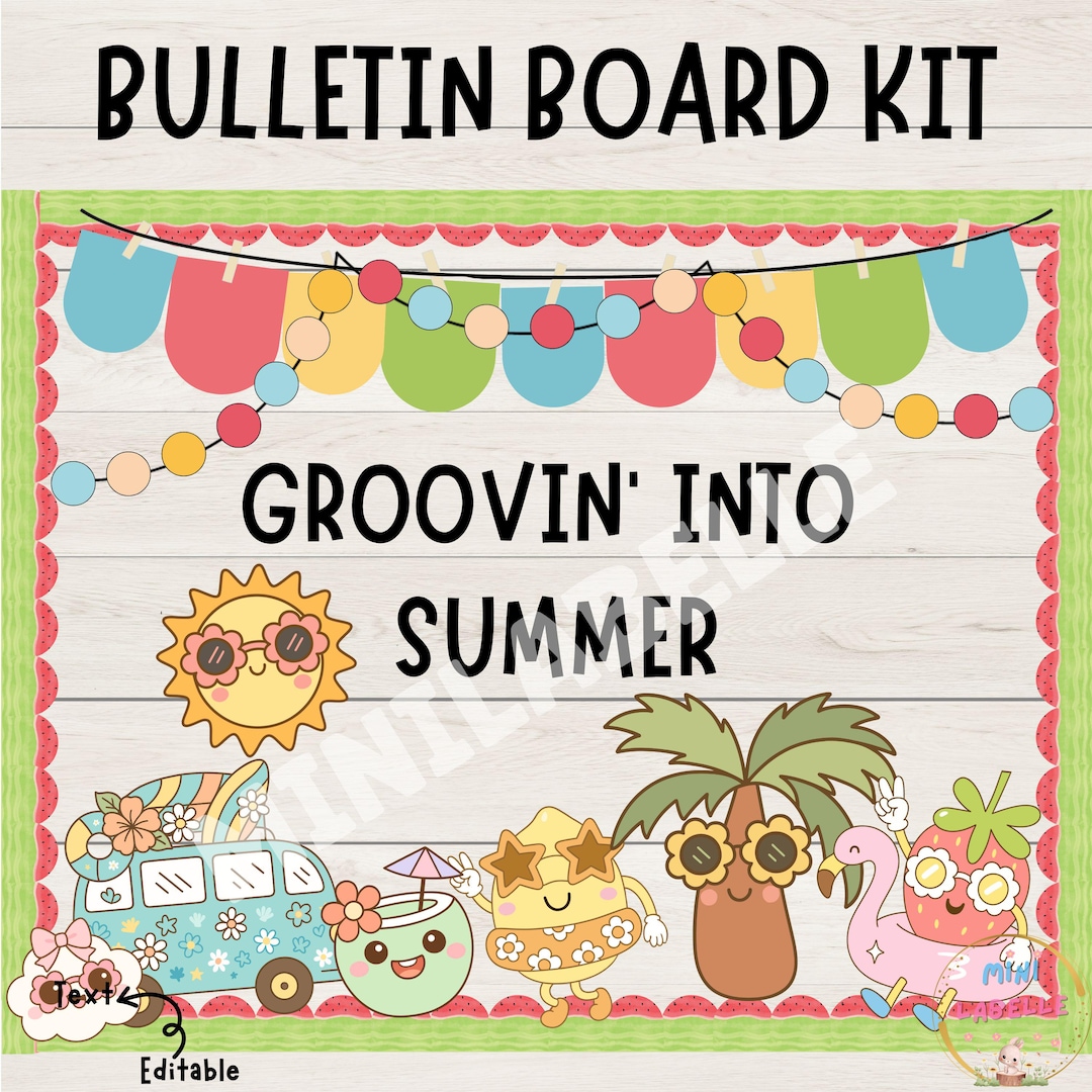 Summer Bulletin Board Kit | Classroom Door Decor | May Decor | End of ...