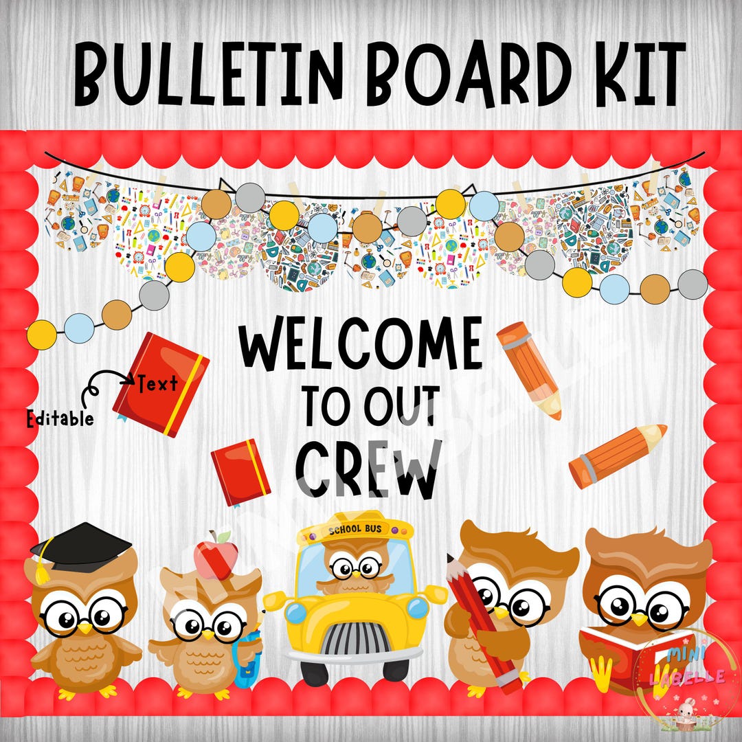 Welcome Back to School Bulletin Board Kit. Welcome Back to School ...