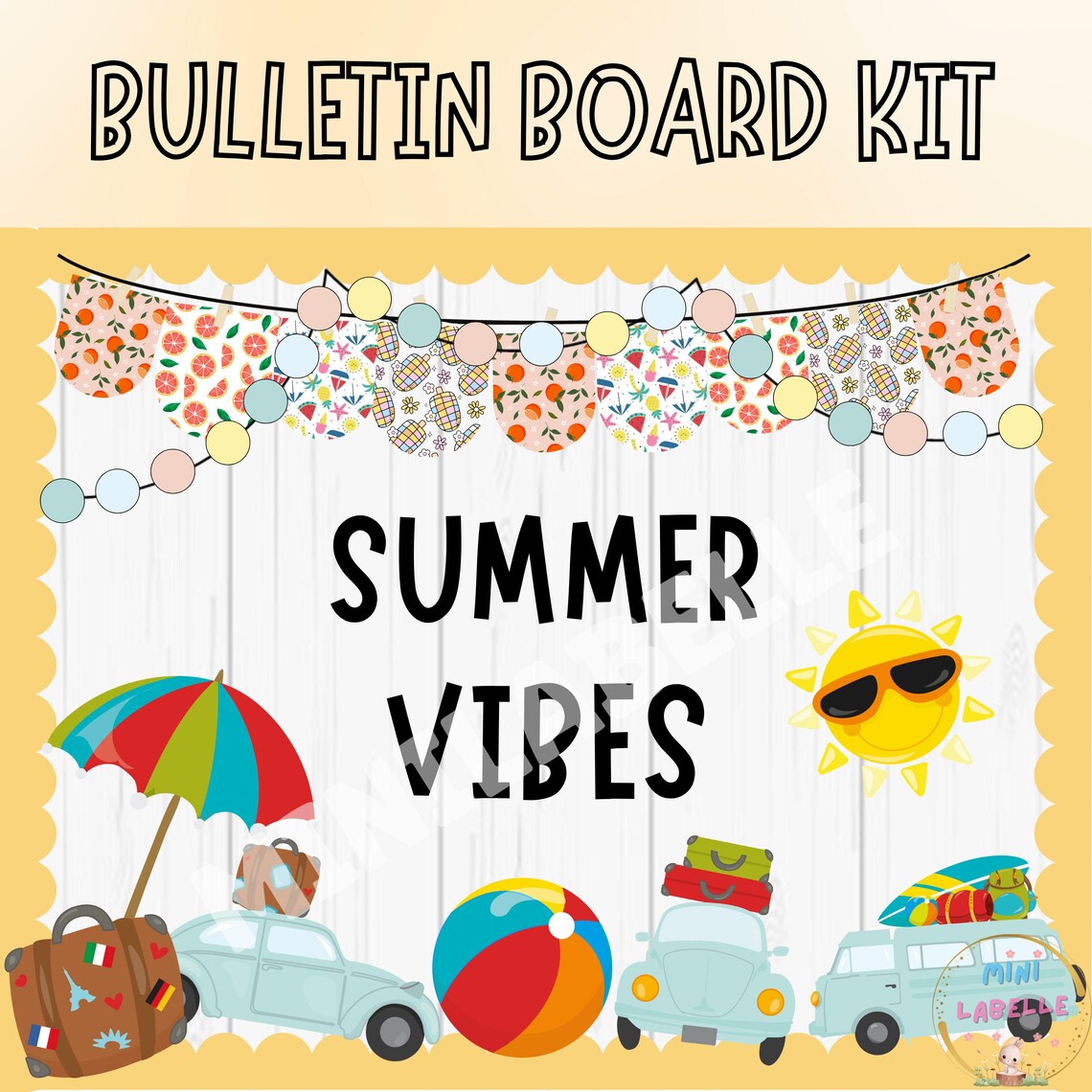 Summer Bulletin Board Kit: End of Year Classroom Decor (printable) - Etsy