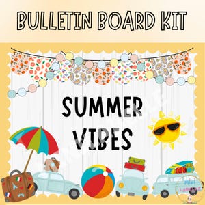 Summer Bulletin Board Kit: End of Year Classroom Decor (printable) - Etsy