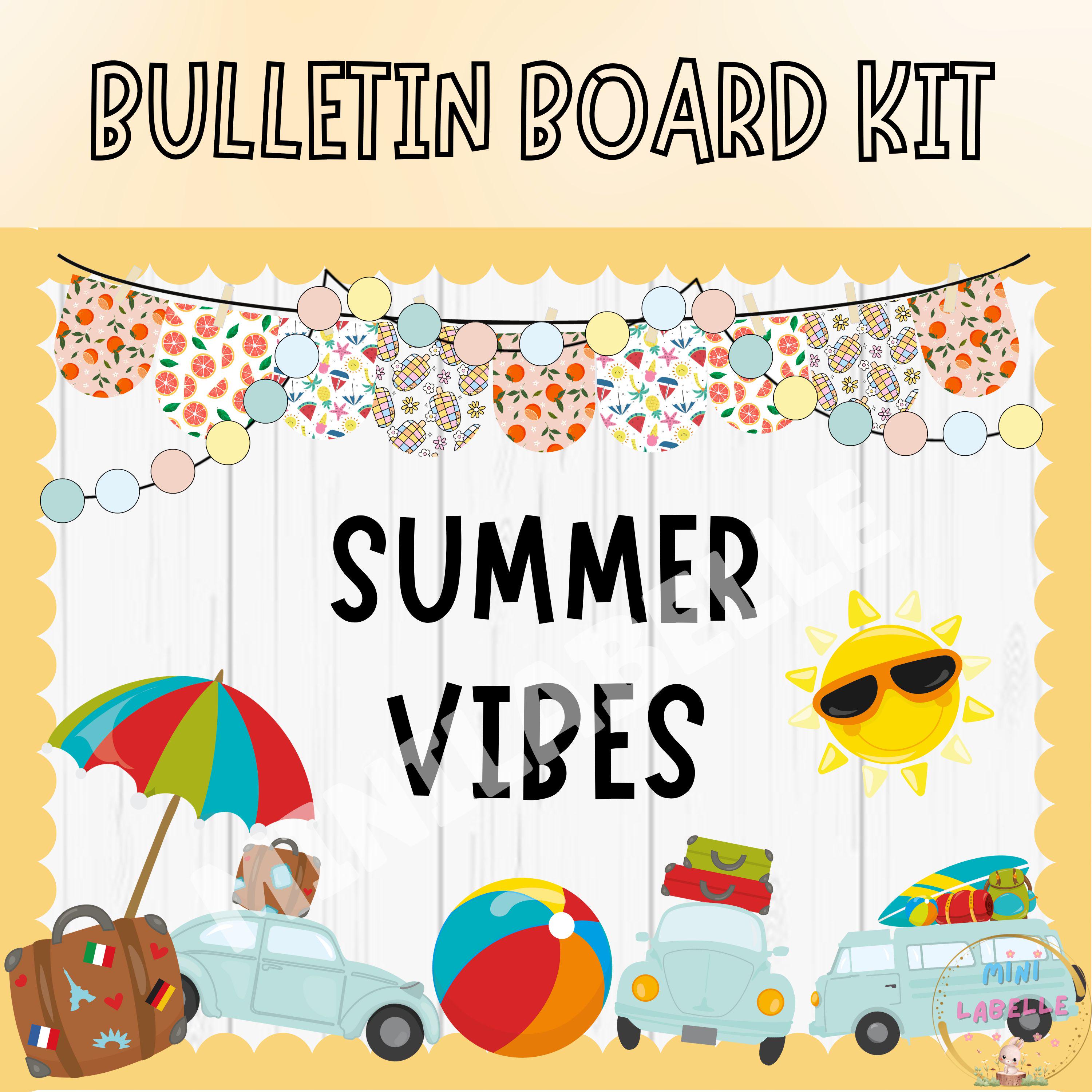 Summer Bulletin Board Kit | Classroom Door Decor | May Decor | End of ...