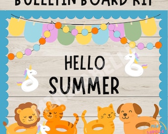 Summer Bulletin Board Kit | Classroom Door Decor | May Decor | End of ...