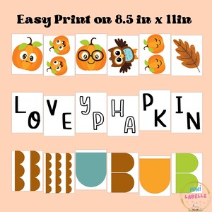 Cutesy Fall Bulletin Board Kit: Autumn Decor (PPT, PNG, PDF Digital ...