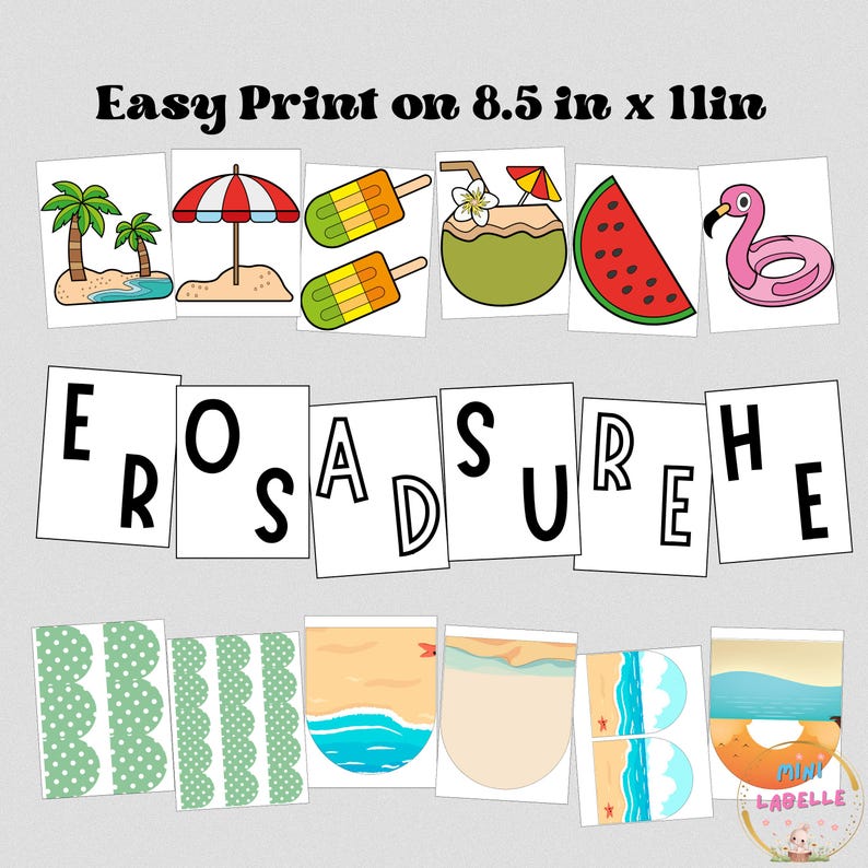 Summer Vibes Bulletin Board Kit: End of Year Classroom Decor (printable ...