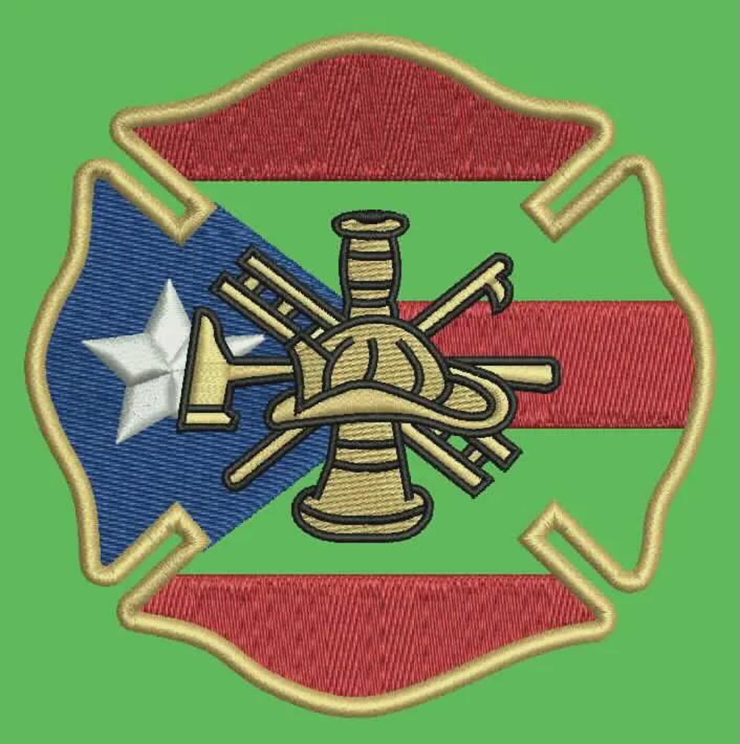Fire Department Texas Embroidery Design, Patriotic Fire Dept Embroidery ...