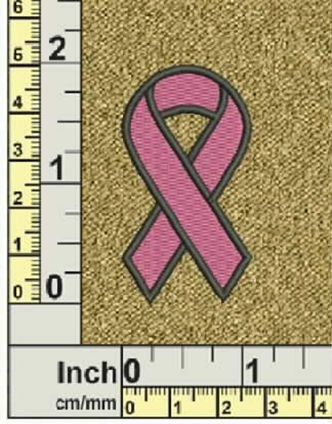 Breast Cancer Ribbon Embroidery Design | Pink Awareness Ribbon Machine ...