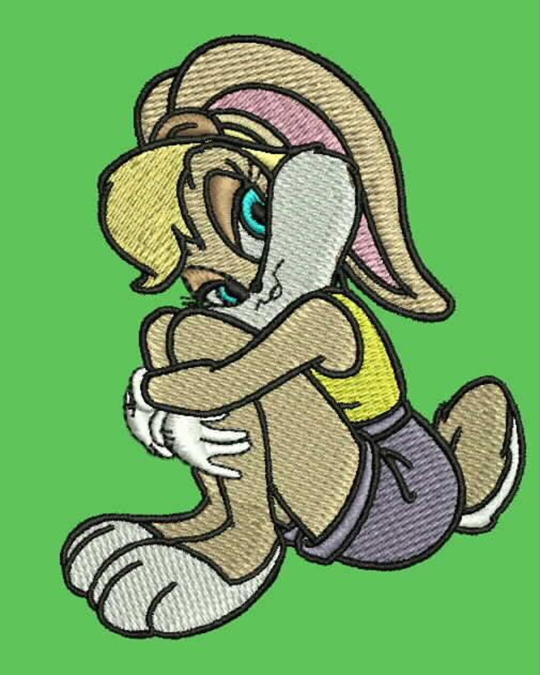 Lola Bunny-inspired Embroidery File – Sassy Cartoon Bunny Design for ...