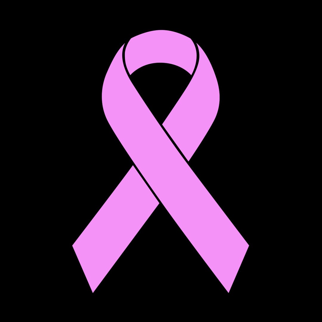 Cancer Ribbon Vector | Ai, SVG, PNG, EPS, Pdf Files | Digital Cut File ...