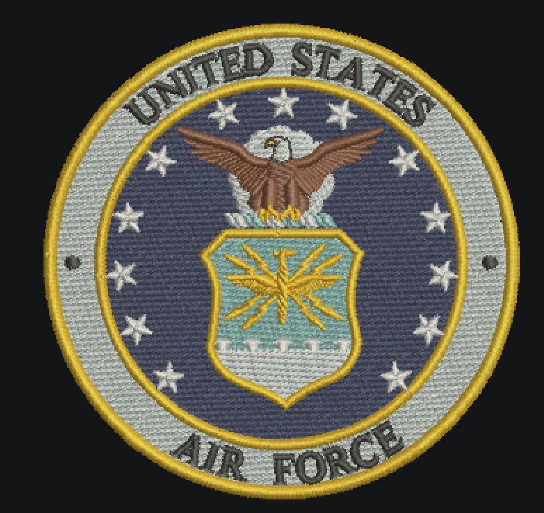 Veteran Military's Air Force Embroidery Design, United States Air Force ...