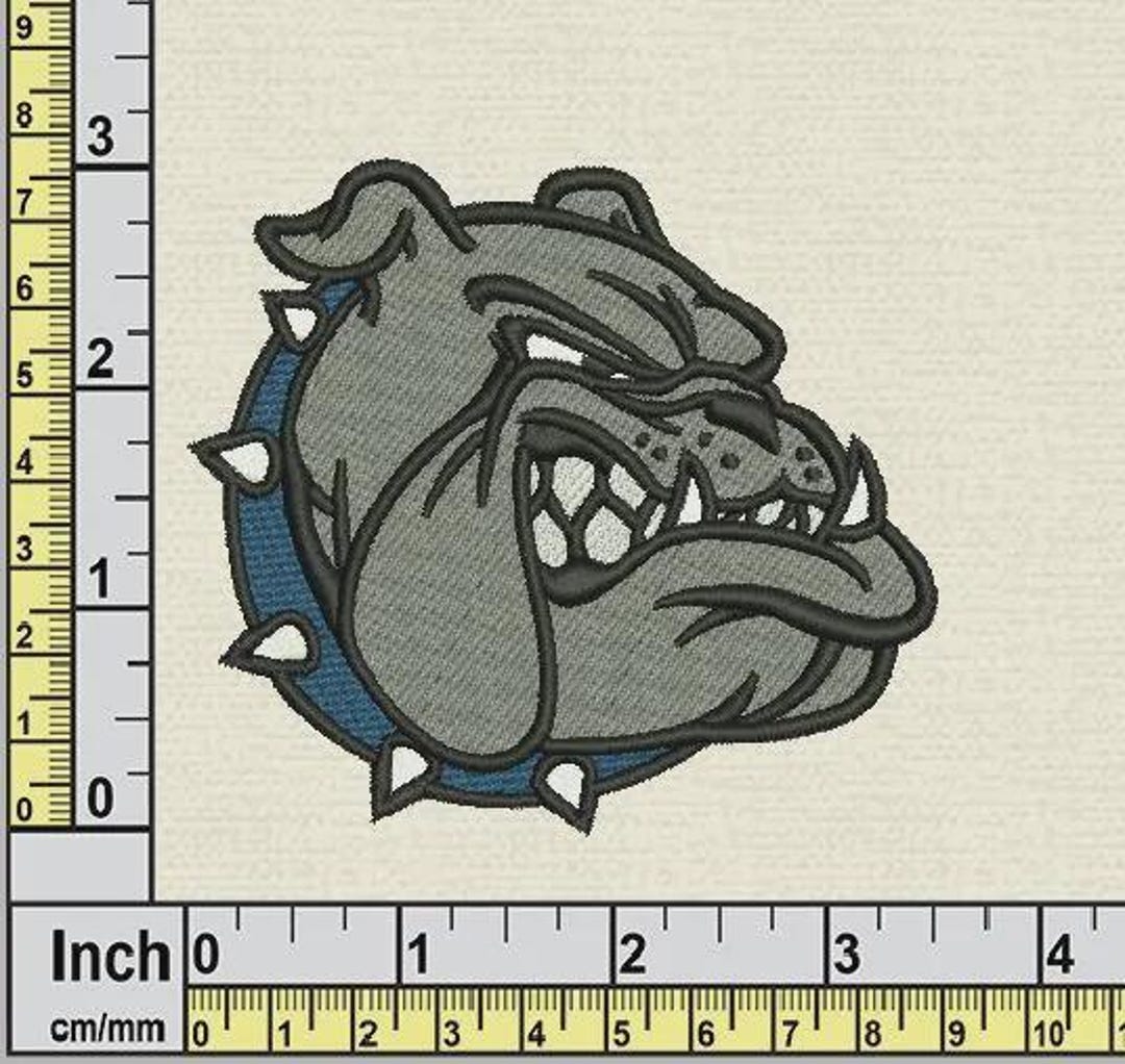 Bulldog Embroidery Design – English Bulldog Machine Embroidery File ...