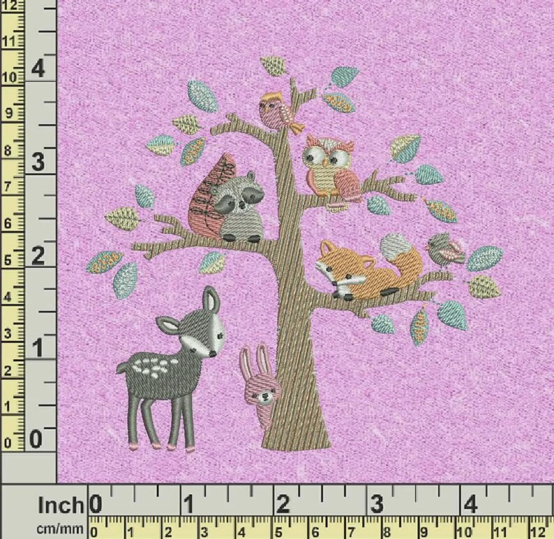 Forest Animals Design - Cute Baby Animals - Tree Design - Digital ...