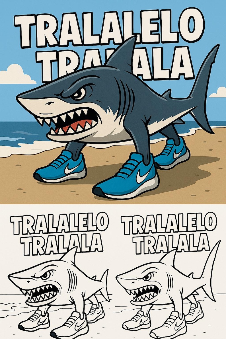 Brain Rot Coloring Book | Crazy Printable Fun | 10 Pages of Wild ...