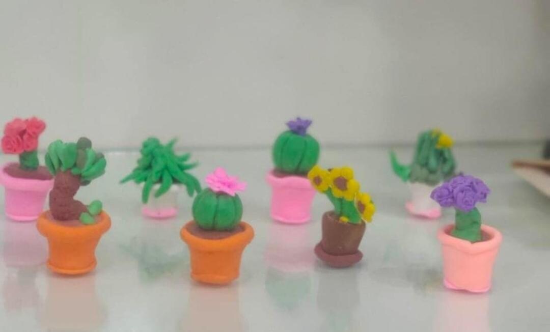 Handcraft Clay Cactus and Flower Pots - Etsy