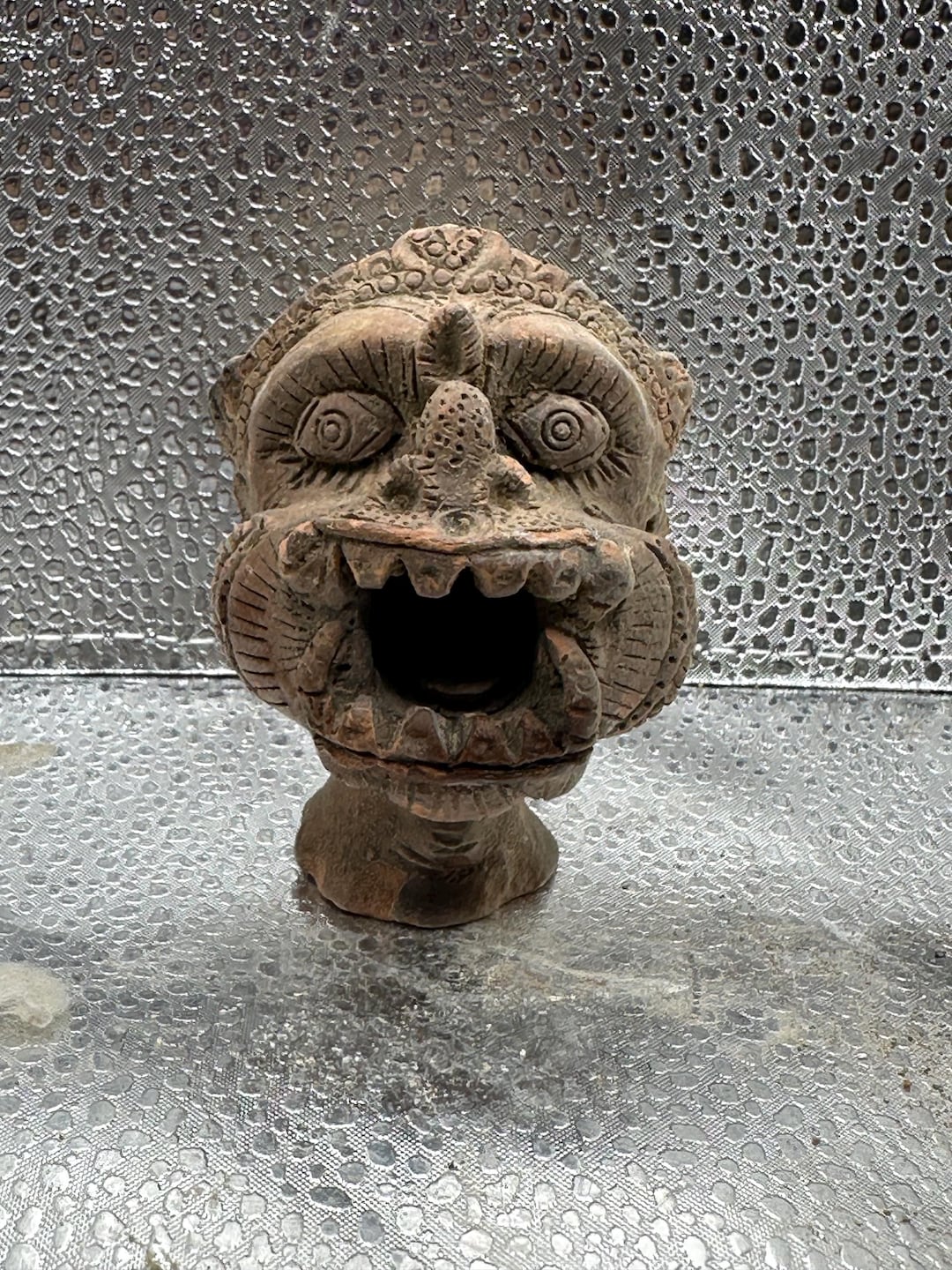 Antique Clay Tribal Art Head: Grotesque Tusked Pottery - Etsy
