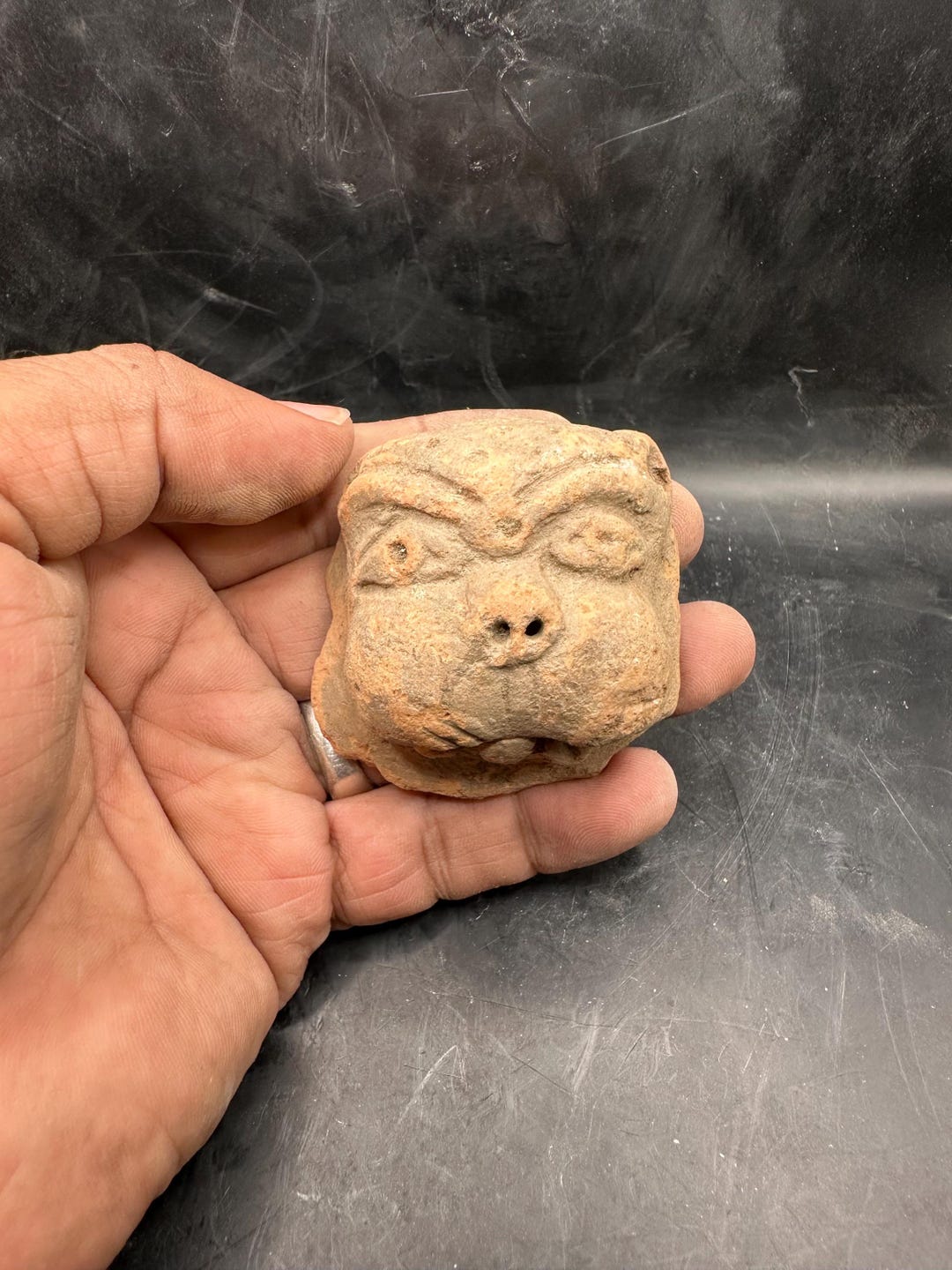 Homemade Clay Head - Crying Cub Fan - Art Paper Wieght - Etsy