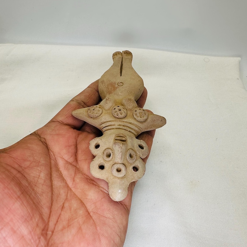 Ancient Indus Valley Harappa Terracotta Seated Fertility Statue ...