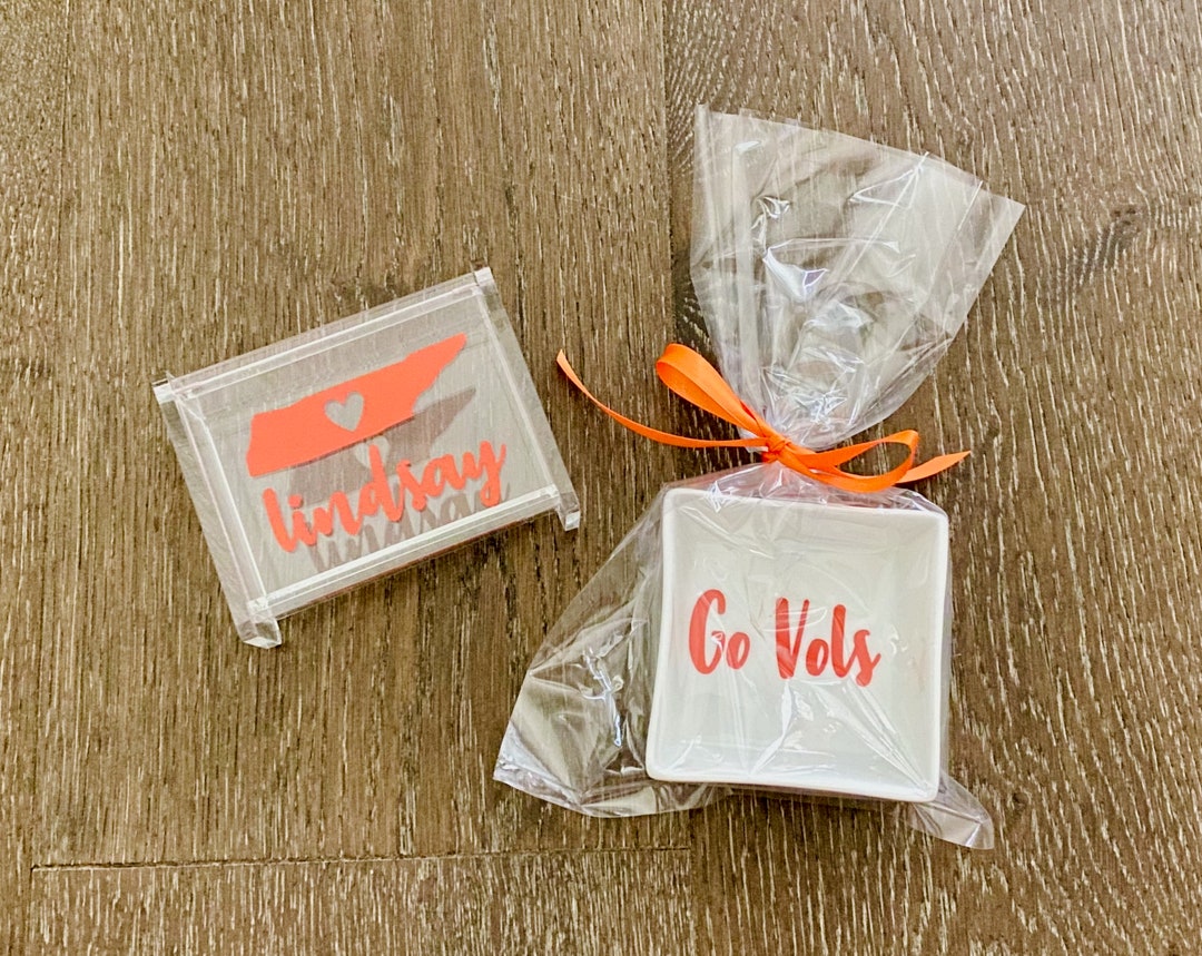 Personalized Go Vols, University of Tennessee Dish Jewelry Dish Ring ...