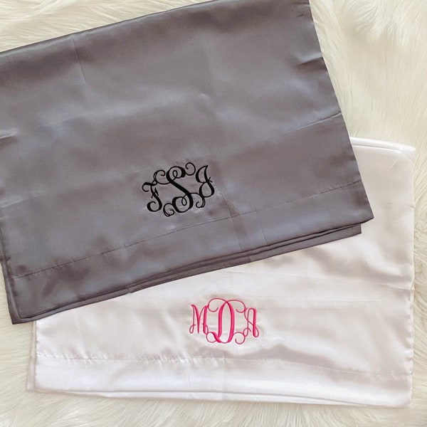 Monogram Pillowcases - Etsy