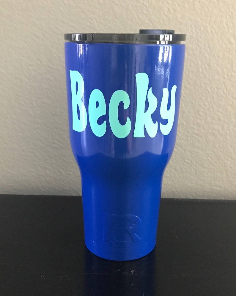 RTIC tumbler 30 oz monogram cup Monogram Tumbler Monogram | Etsy