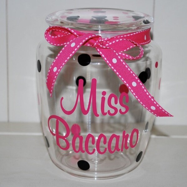 Teacher Candy Jar - Etsy