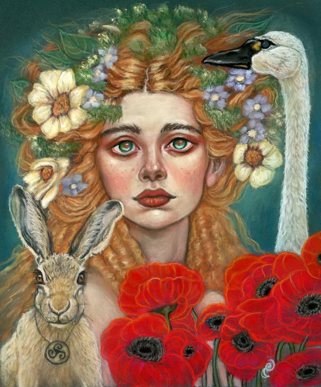 Aine Irish Fairy Queen Fine Art Print by Tammy Wampler - Etsy