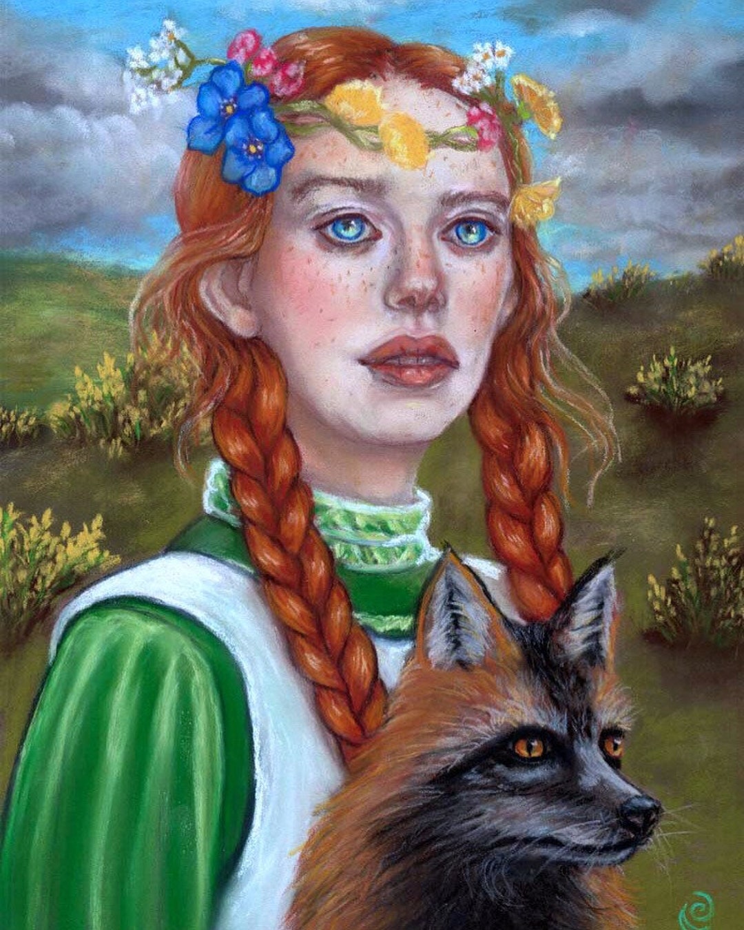 Kindred Spirits Anne of Green Gables Fine Art Print by Tammy Wampler - Etsy