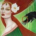 Deirdre of the Sorrows-goddess Celtic Irish Raven Mythological 8x10 Art ...