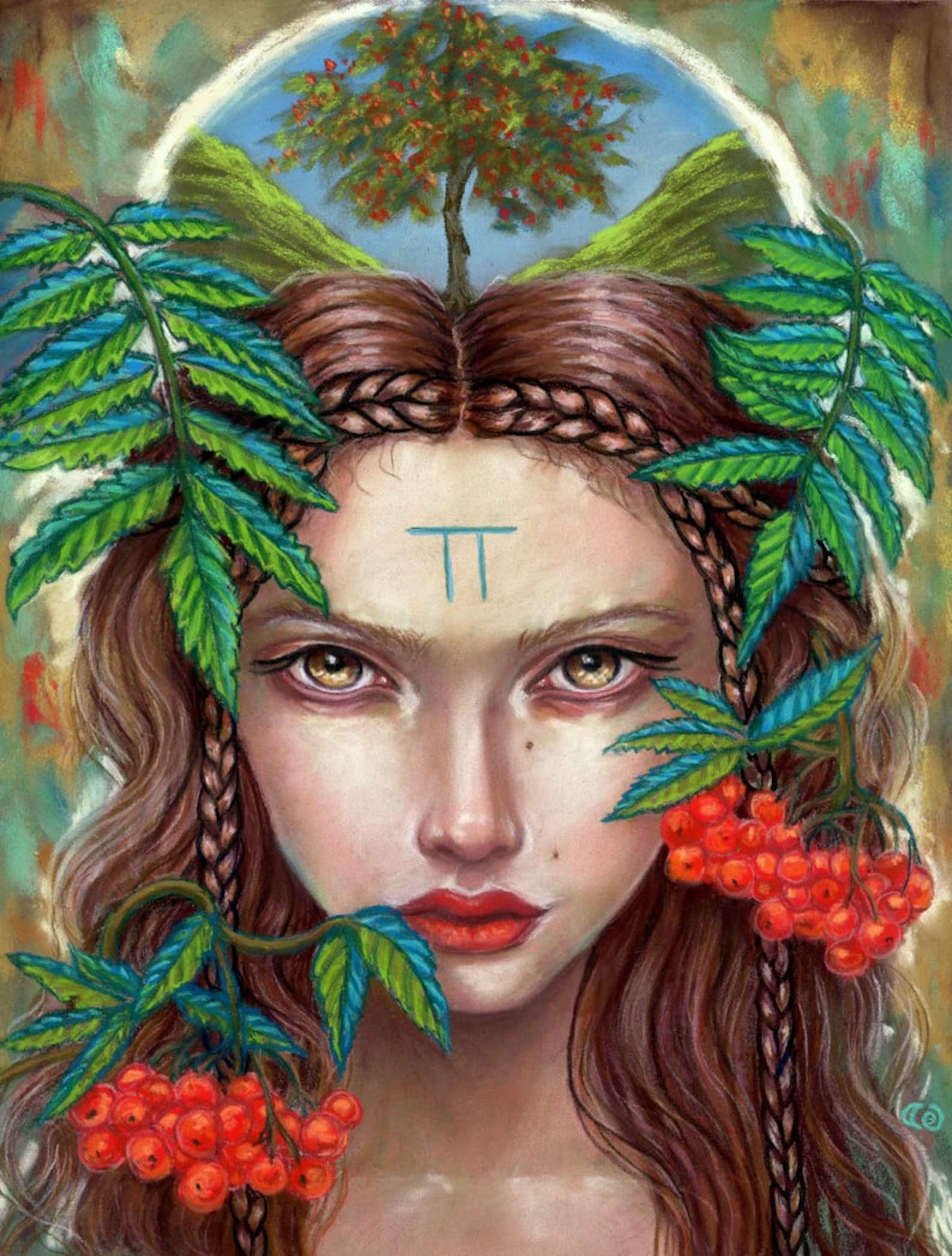 Rowan Tree Spirit Fine Art Print by Tammy Wampler - Etsy