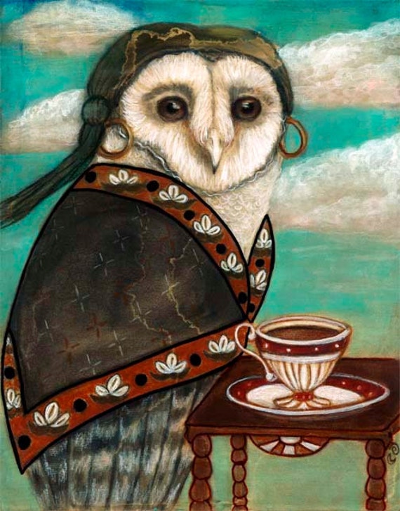 Gypsy Owl Drawing
